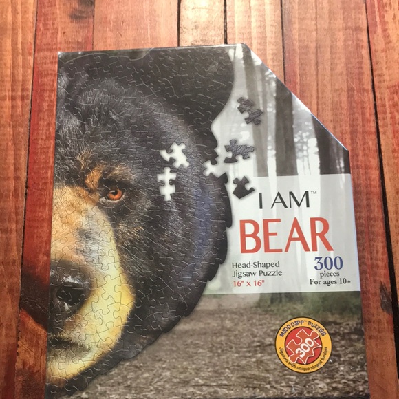 Madd Capp | Toys | I Am Bear Head Shaped Jigsaw Puzzle | Poshmark